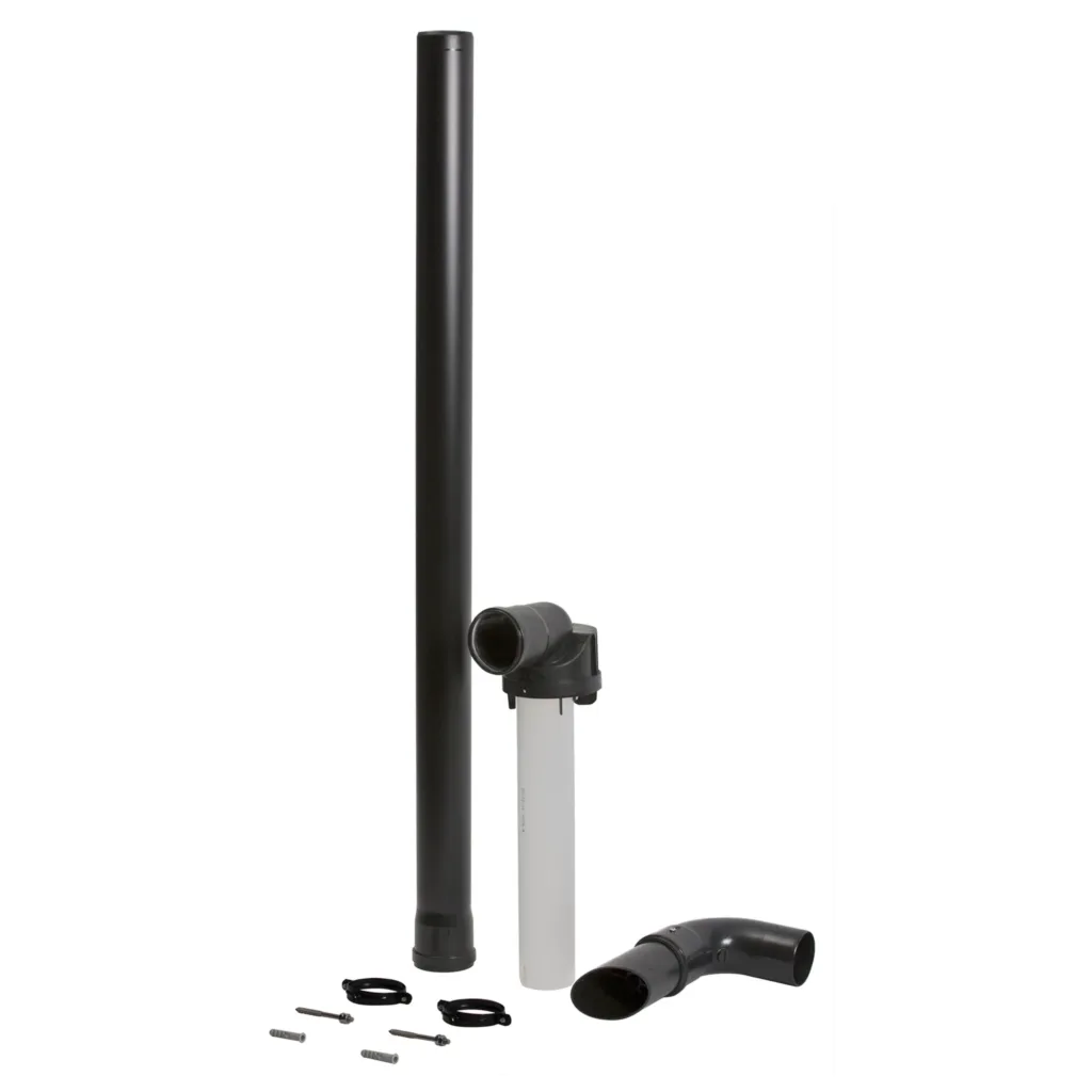 Baxi Multifit 60/100 Black Plume Displacement Kit For Telescopic Flue ...